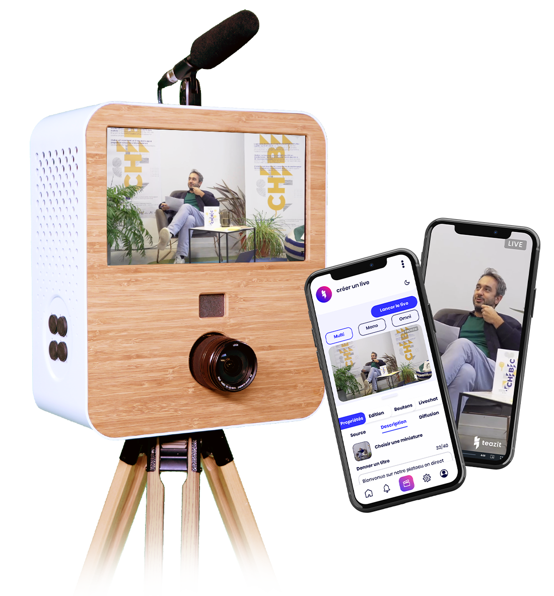 Livebooth : un studio vidéo installé dans vos locaux | Teazit
